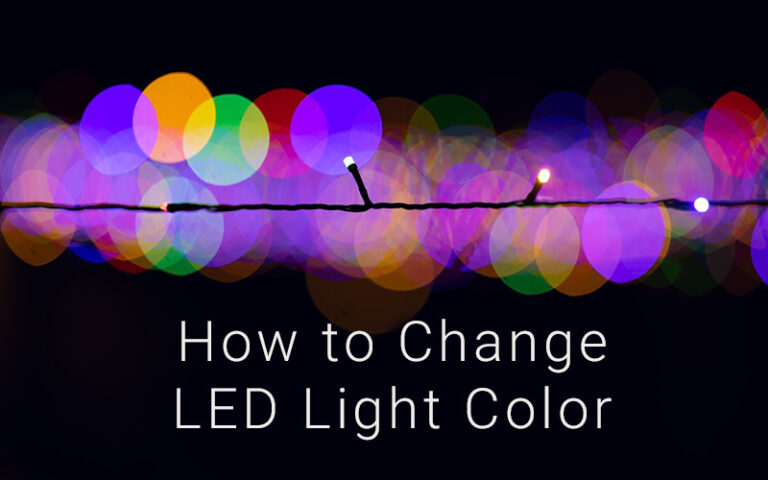 How to Change the Color of an LED Light